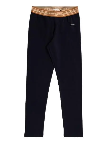 Versace Logo-print Leggings - Black
