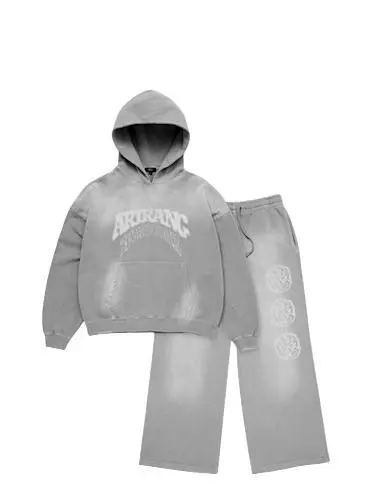 BTS Tour Hoodie And Pant Set - Grey