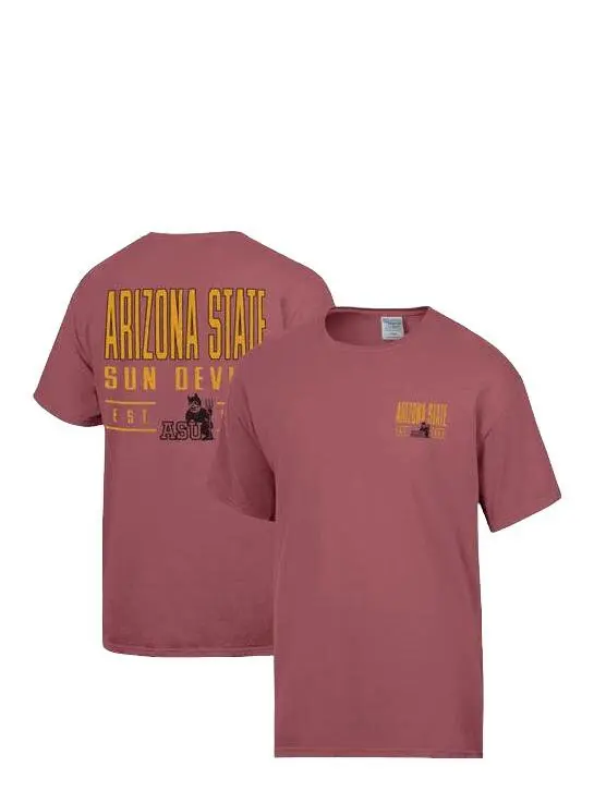 COMFORTWASH Arizona State Sun Devils Big Name T-shirt - Maroon