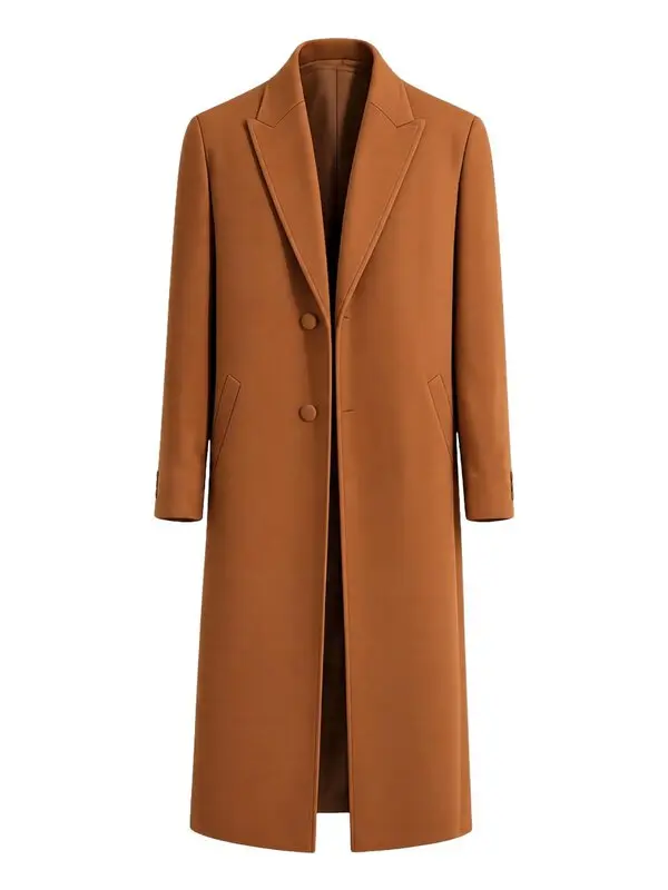 OSCARMORRIS Coupe Long Coat - Brown