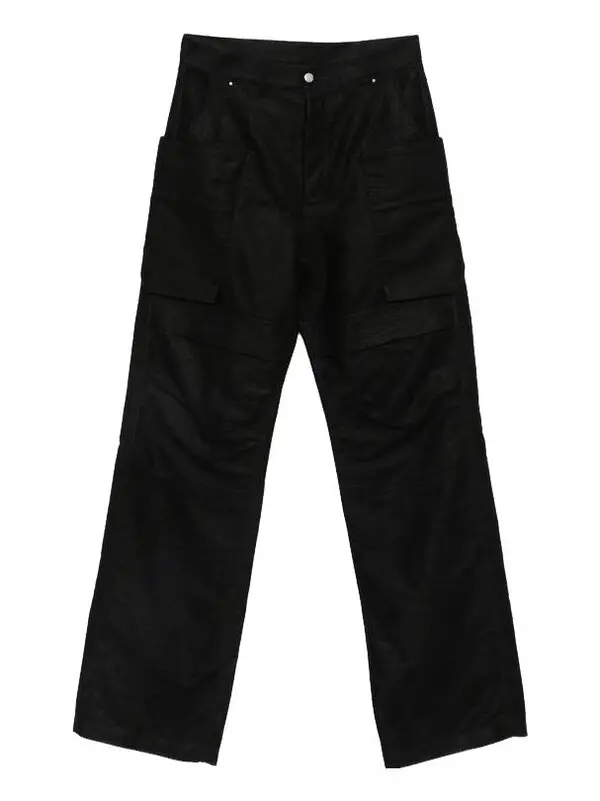 Rick Owens Wide-leg Cargo Trousers - Black
