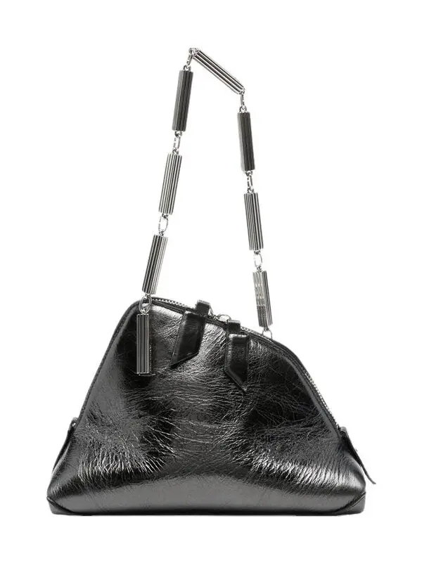 Attico Grey Metallic Effect Tote Bag - Gray