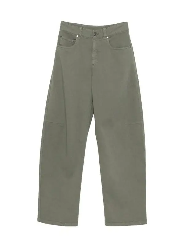 Brunello Cucinelli Wide-leg Denim Jeans - Green