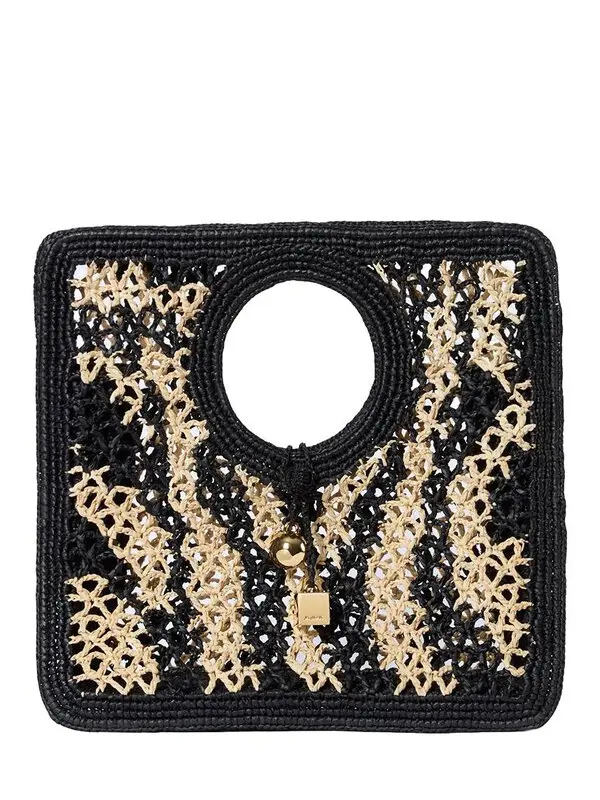 Jacquemus Le Petit Carré Spaggia Raffia Bag - Multicolor