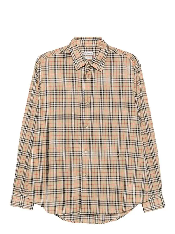 Burberry Relaxed Fit Check Cotton Shirt - Multicolor