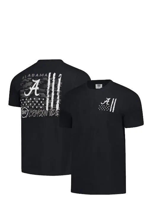 IMAGE ONE Alabama Crimson Tide Comfort Colors Oht Camo Overlay T-shirt - Black