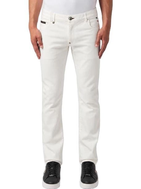Philipp Plein Slim Fit Jeans With Embellished Pocket - Summersnow