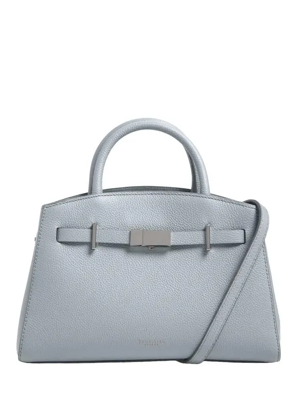 DEMELLIER The Small Hudson Leather Tote - Pacific