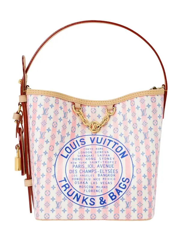 LOUIS VUITTON Monogram Bucket Bag - Blue