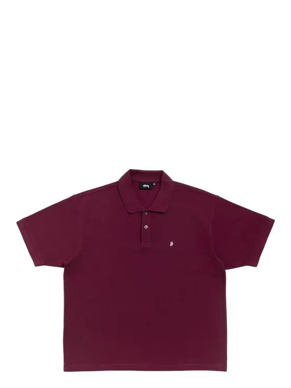 StÜssy Classic Pique Polo - Plum