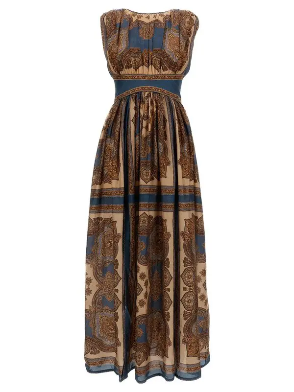 Zimmermann Mahon Waisted Maxi Dress - Multicolor