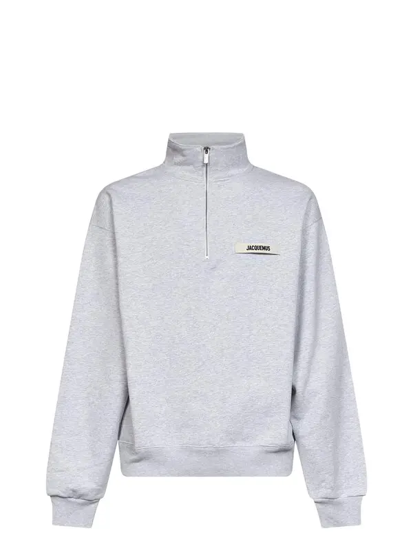 Jacquemus Zipped-rollneck Sweatshirt - Multicolor
