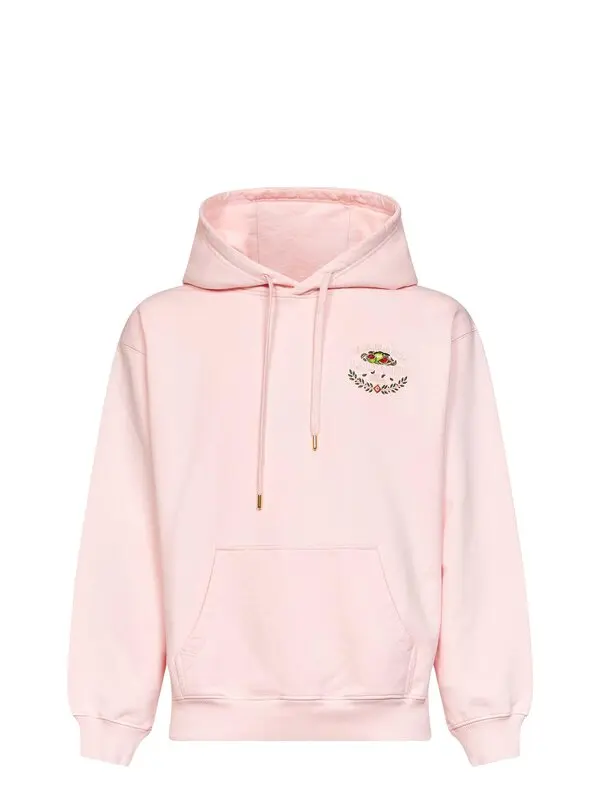 Casablanca X Ladurée Embroidered Organic Cotton Hoodie - Multicolor