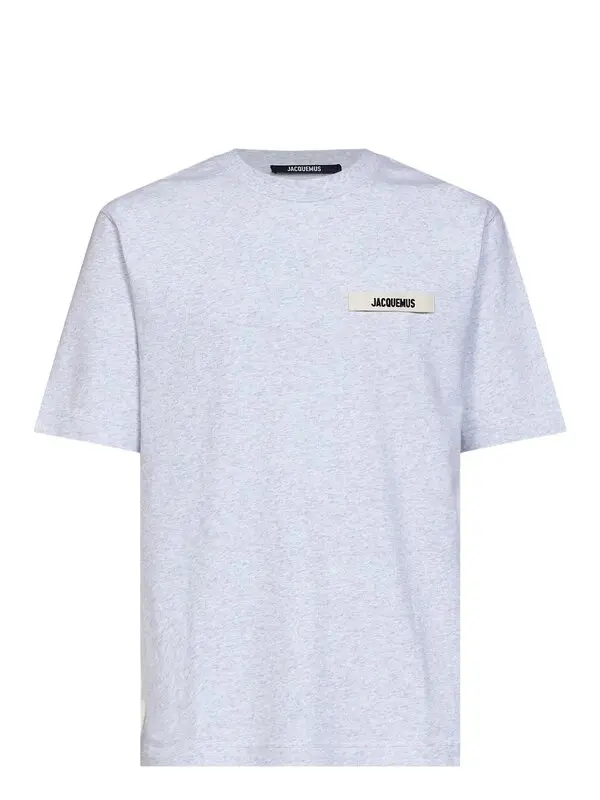 Jacquemus Grey The Gros Grain T-shirt - Multicolor