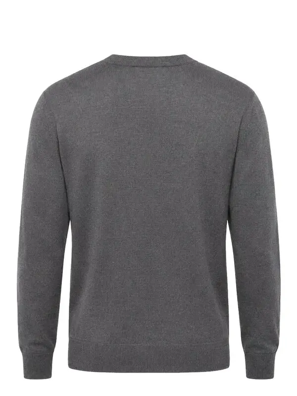Dsquared2 Logo Patch Wool Sweater - Grey