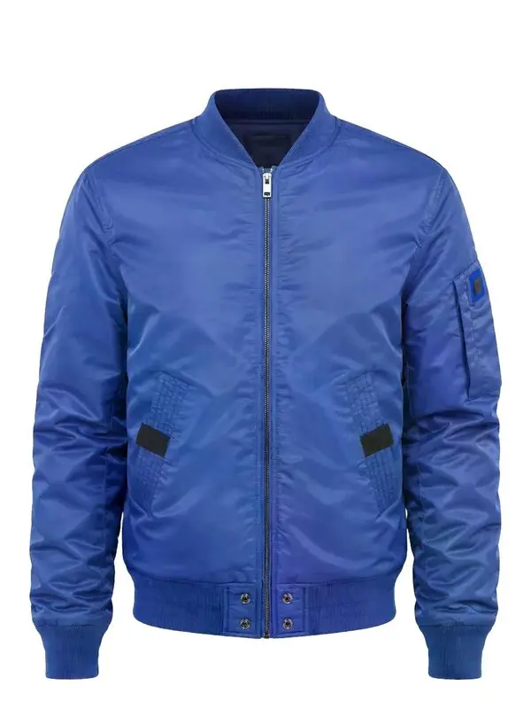 DIESEL® Ross Quilted Bomber Jacket - Blue