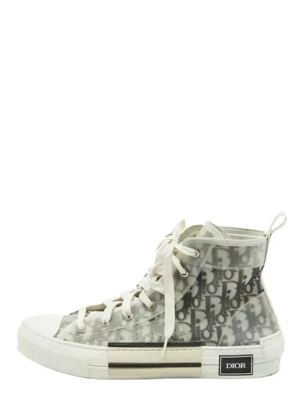 Dior B23 Oblique High-top Sneakers - White