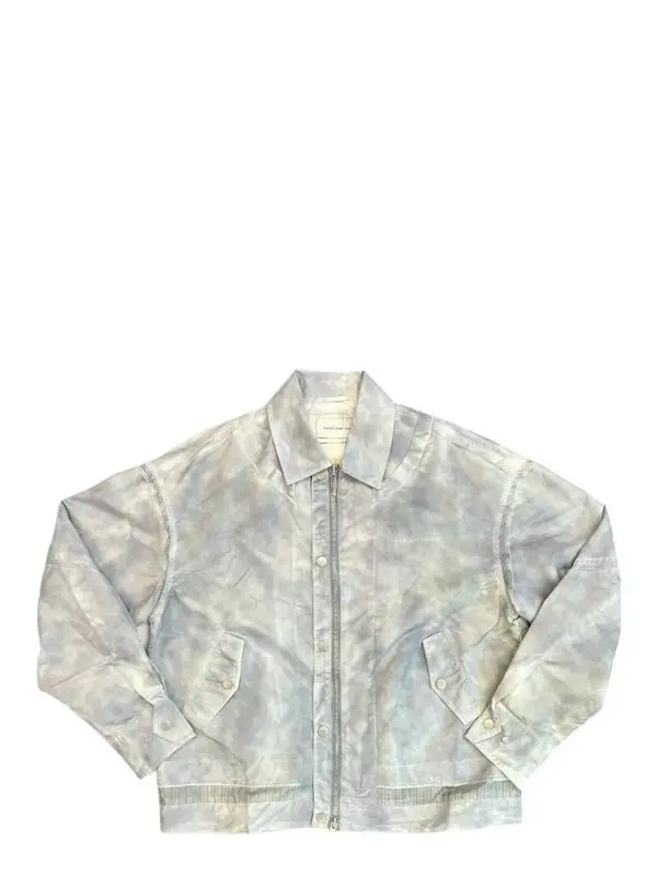 FENG CHEN WANG Zip-fastening Jacket With Buttoned Cuffs - Blue