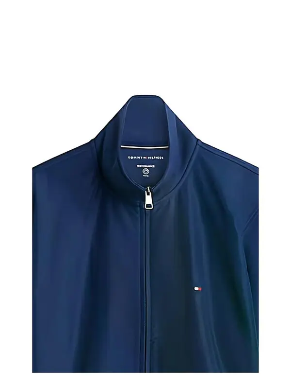 Tommy Hilfiger Essential Logo Zip-up Sweatshirt - Blue