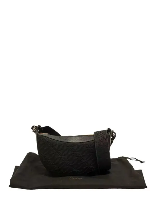 Cartier Monogram Shoulder Bag - Black