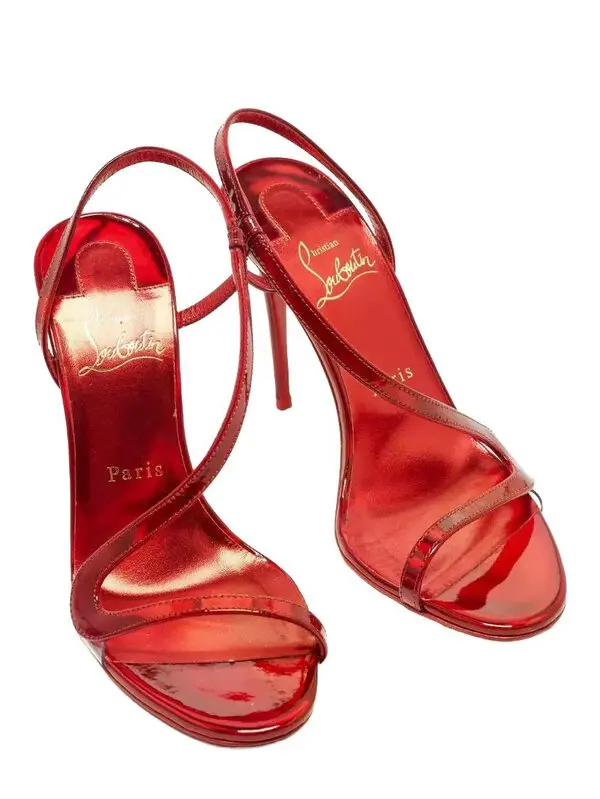 CHRISTIAN LOUBOUTIN Rosalie Slingback Sandals - Red