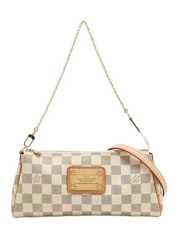 LOUIS VUITTON Eva Damier Azur Shoulder Bag - Neutrals