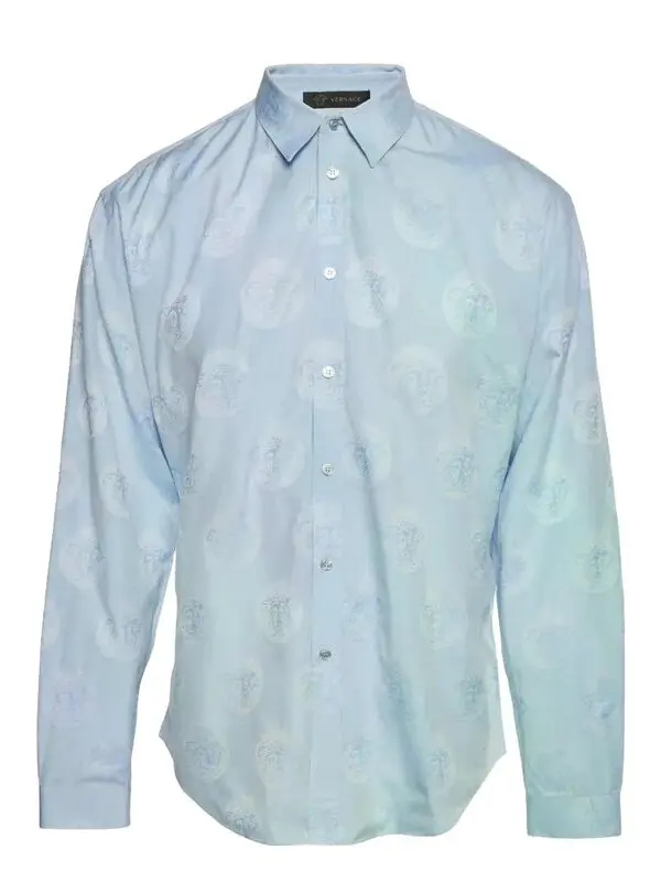 Versace Medusa Head Shirt - Blue
