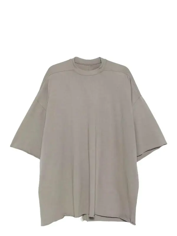 Rick Owens Raw-edge T-shirt - Grey