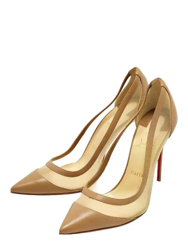 CHRISTIAN LOUBOUTIN Galativi Heeled Pumps - Brown