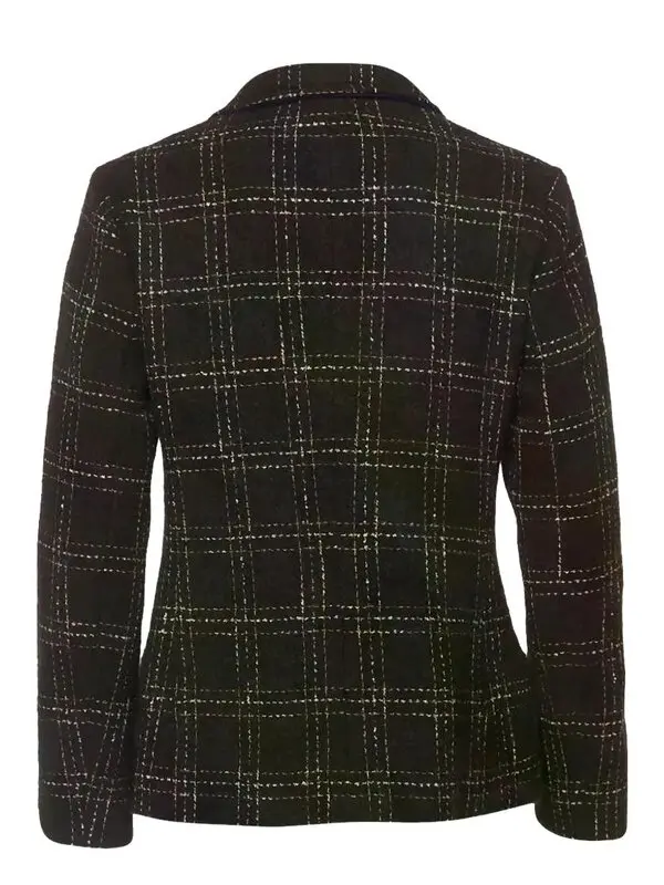 Etro Checked Single-breasted Blazer - Brown