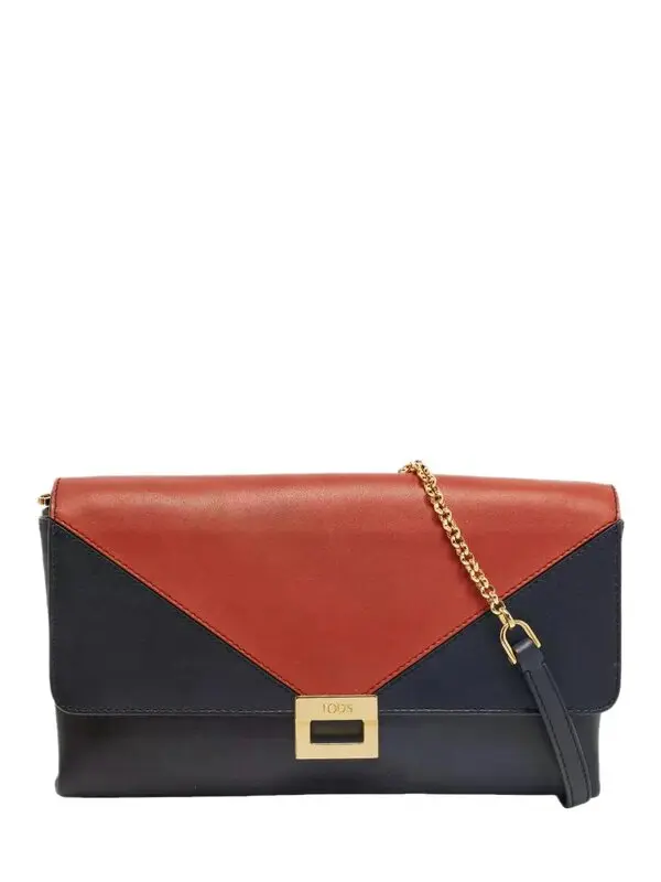 TOD'S Leather Clutch Bag - Blue
