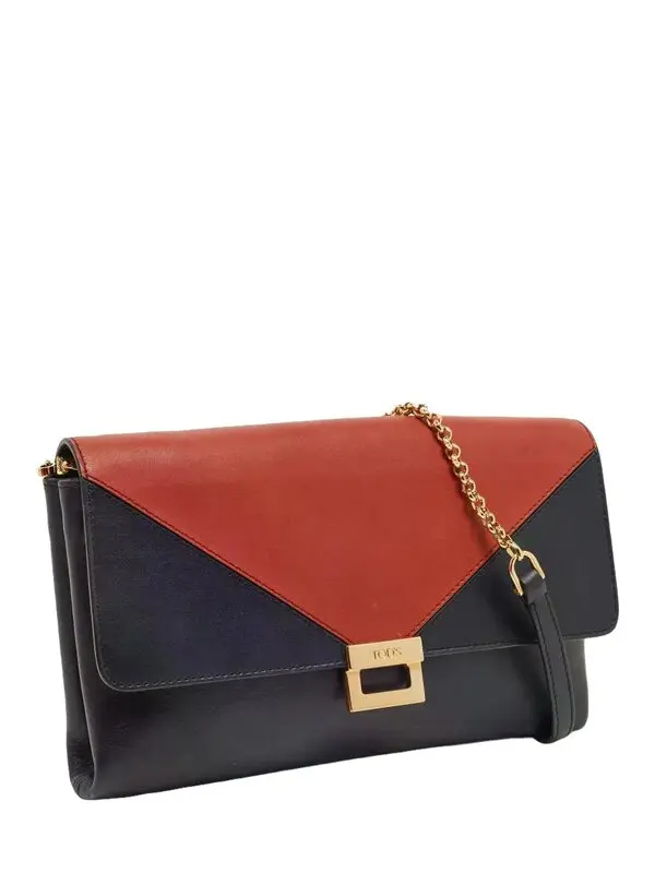 TOD'S Leather Clutch Bag - Blue