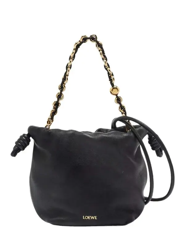 Loewe Mini Flamenco Shoulder Bag - Black