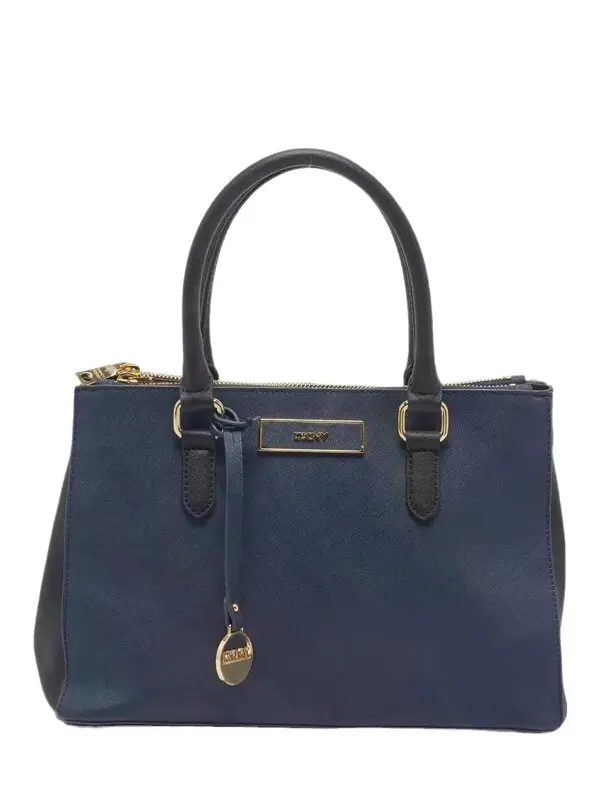 Dkny 2015 Double-zip Leather Tote Bag - Blue