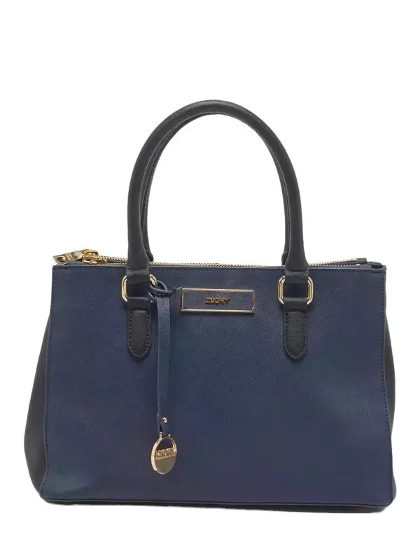 Dkny 2015 Double-zip Leather Tote Bag - Blue