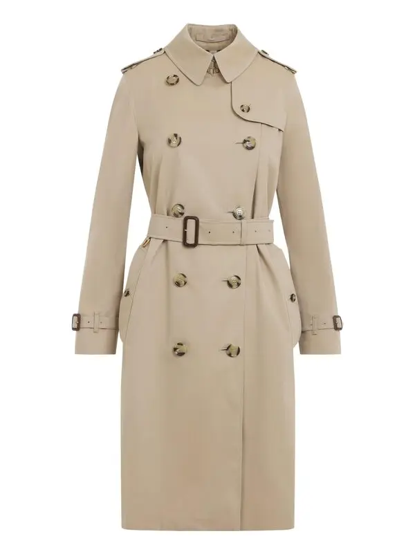 Burberry Kensington Short Trench Coat - Multicolor