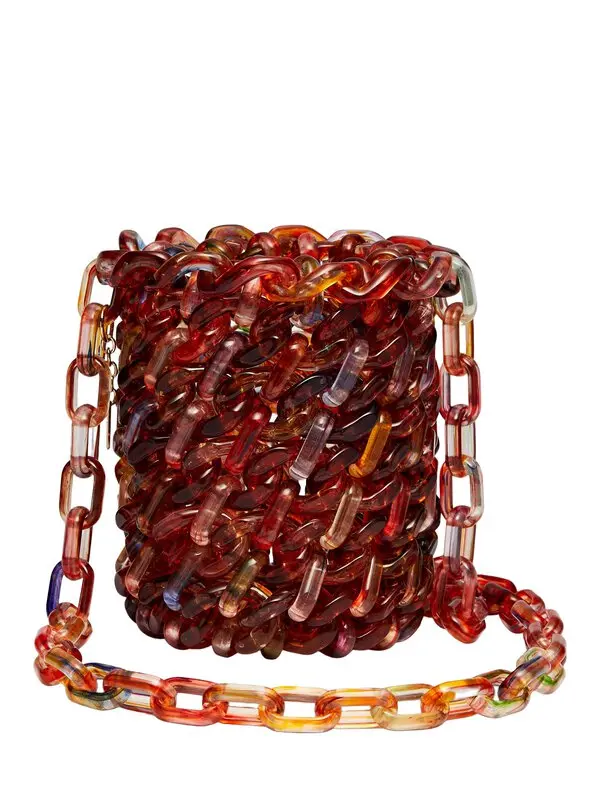 Scanlan Theodore Resin Crossbody Basket - Spice