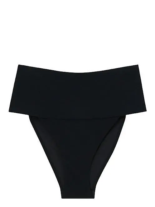 REISS Alba High-rise Bikini Bottoms - Black