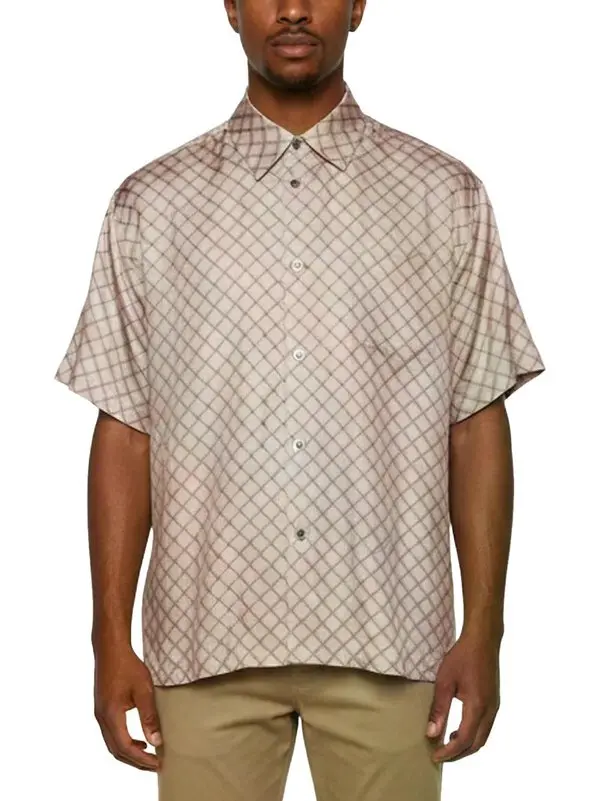 John Elliott Printed Silk Shirt - Neutrals