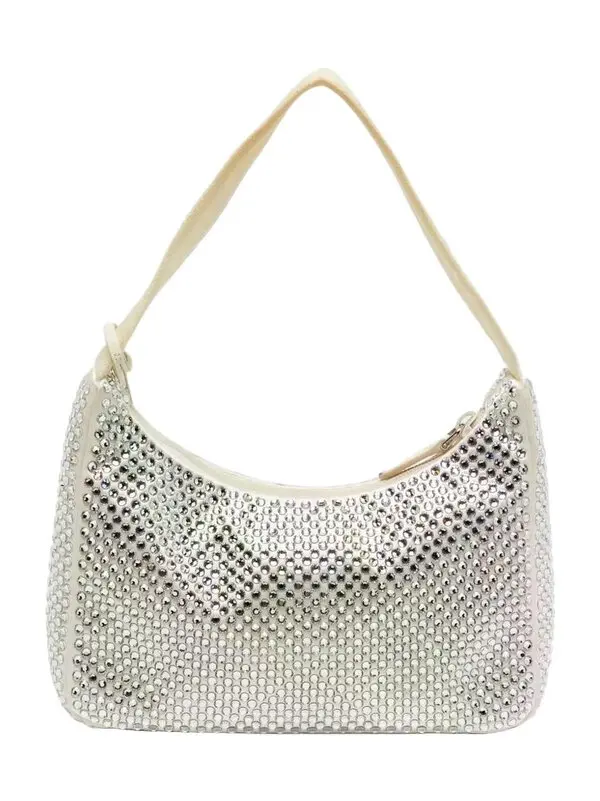 Prada Re-edition 2000 Crystal Shoulder Bag - Silver
