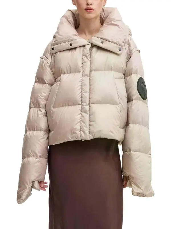 MMC STUDIO Hooded Puffer Jacket - Neutrals