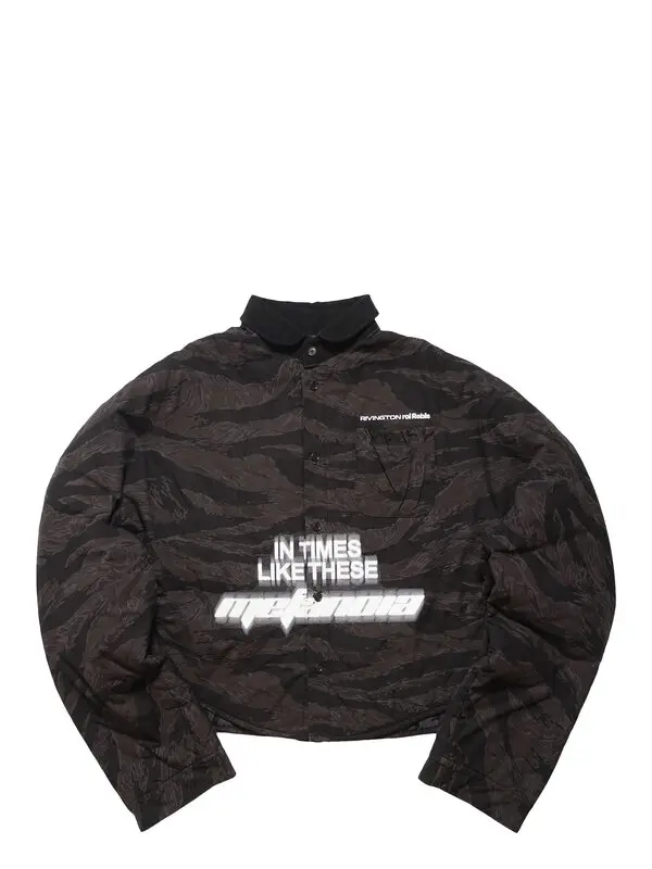 RIVINGTON ROI REBIS Meta Camo Abraxas Shirt - Black