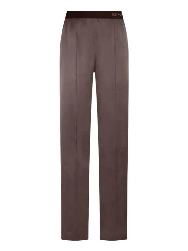 TOM FORD Silk Satin Pajama Pants - Black