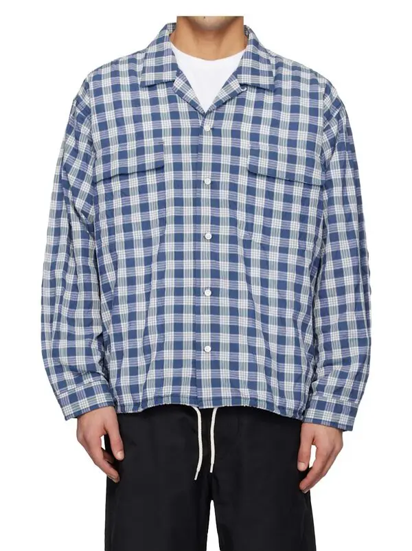 Nanamica Ooal Palaka Plaid Shirt - Gray