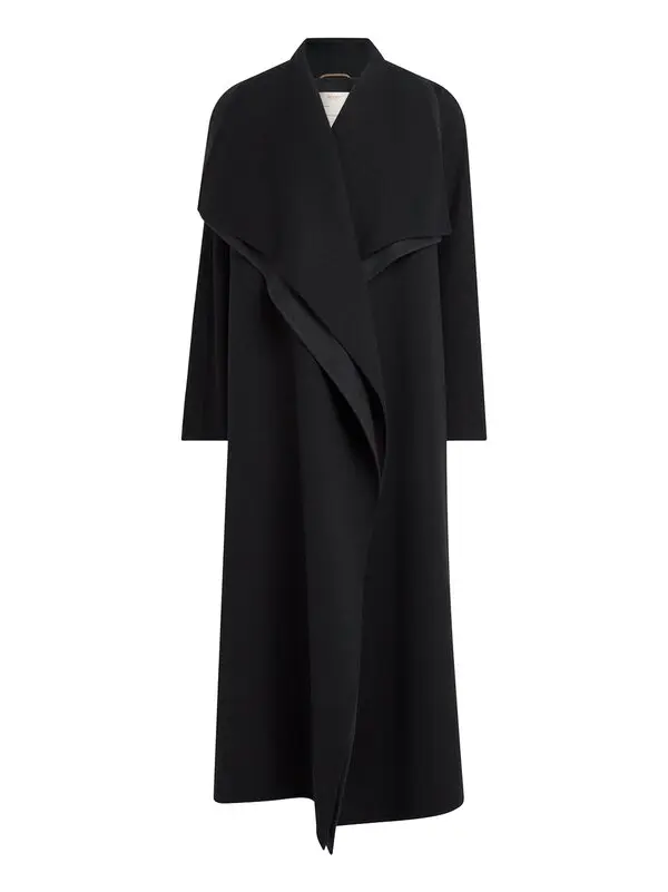 RETORI Virgin Wool Double Coat - Black