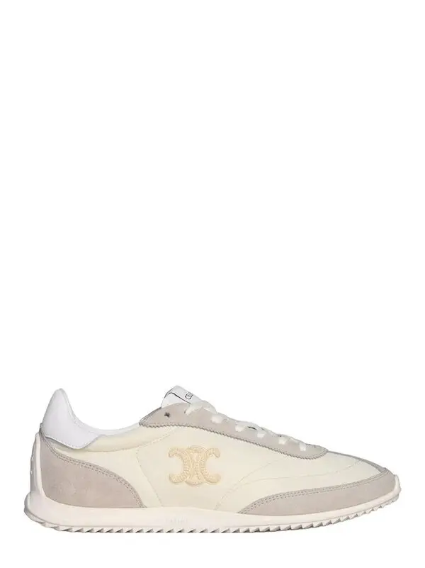 Celine Low Racer Sneaker With Triomphe Embroidery - Multicolor