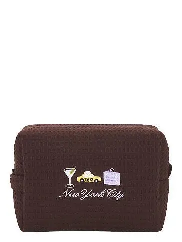 ABBODE New York City Waffle Pouch - Chocolate