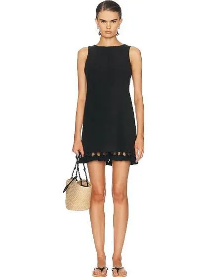 Cap D'antibes Manon Courte Dress - Noir