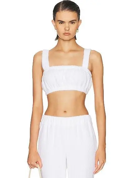 Cap D'antibes Paulette Terry Tank Top - Blanc