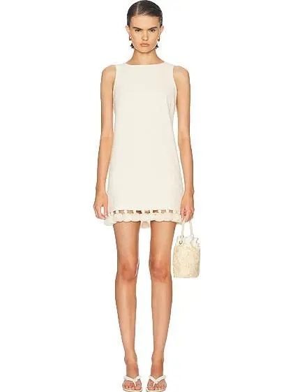 Cap D'antibes Manon Mini Dress - Blanc Casse